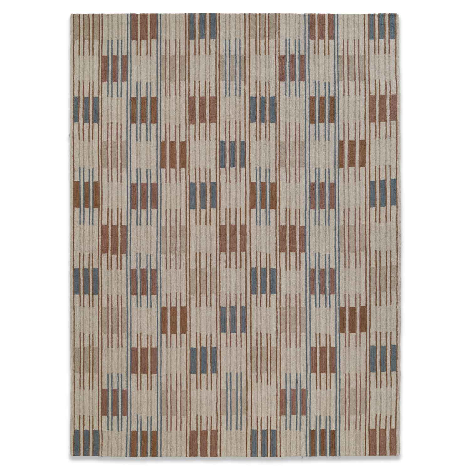 Motion Blur Hand Tufted Woollen And Viscose Rug