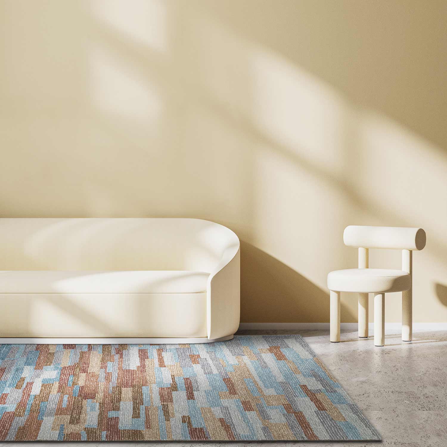 Anippe Hand Tufted Woollen And Viscose Rug – Obeetee Carpets India