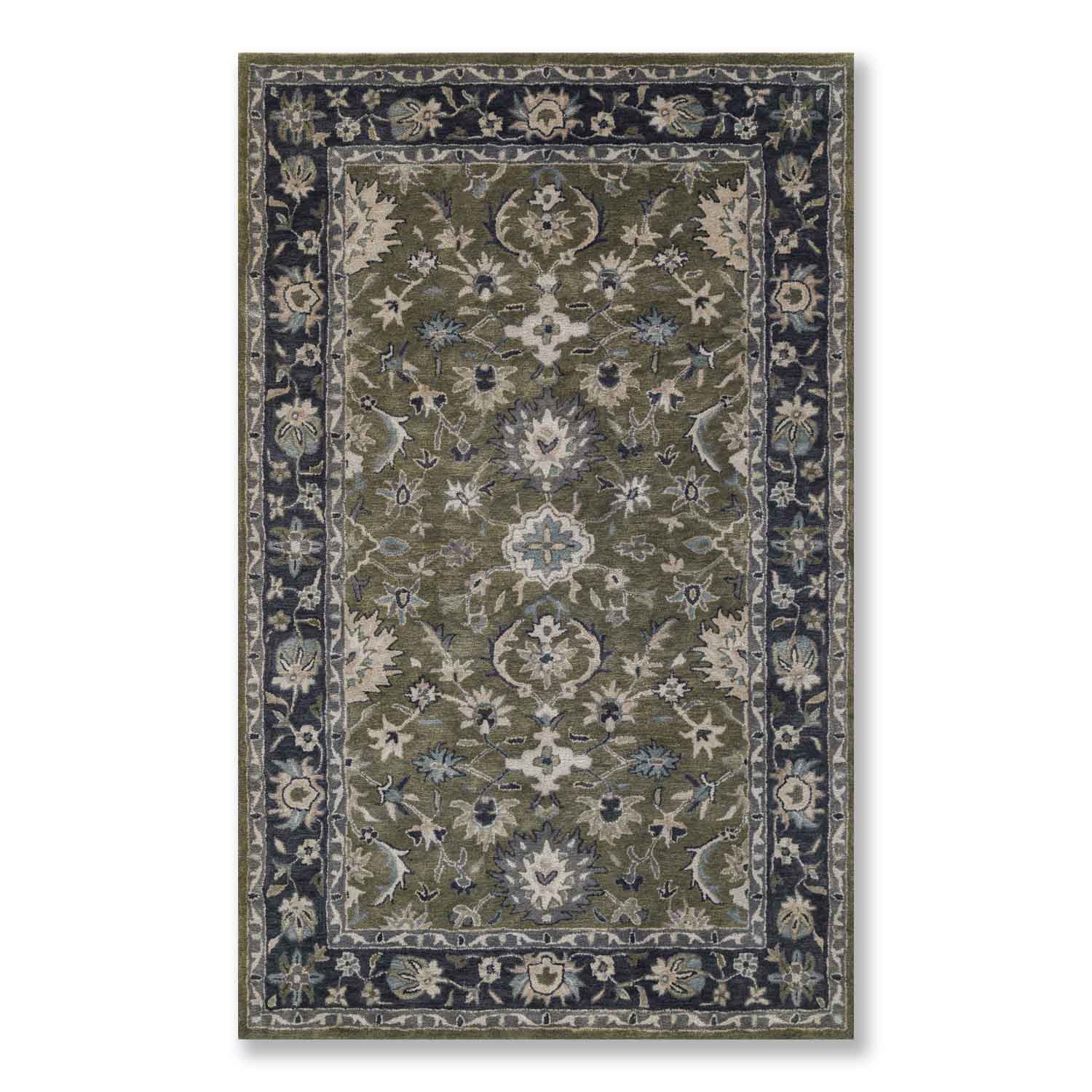 Armyn Hand Tufted Woollen Rug – Obeetee Carpets India