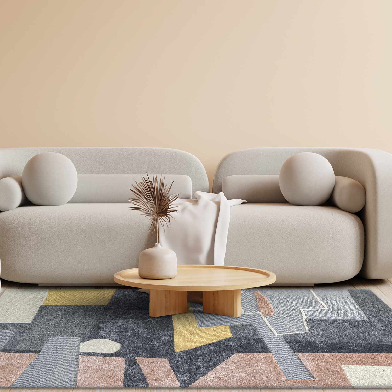 Hattie Hand Tufted Woollen And Viscose Rug – Obeetee Carpets India