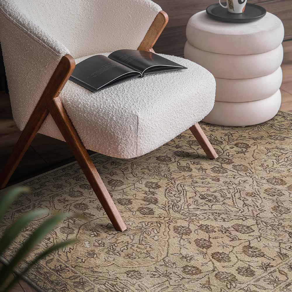 Nayla Hand Tufted Woollen Rug – Obeetee Carpets India