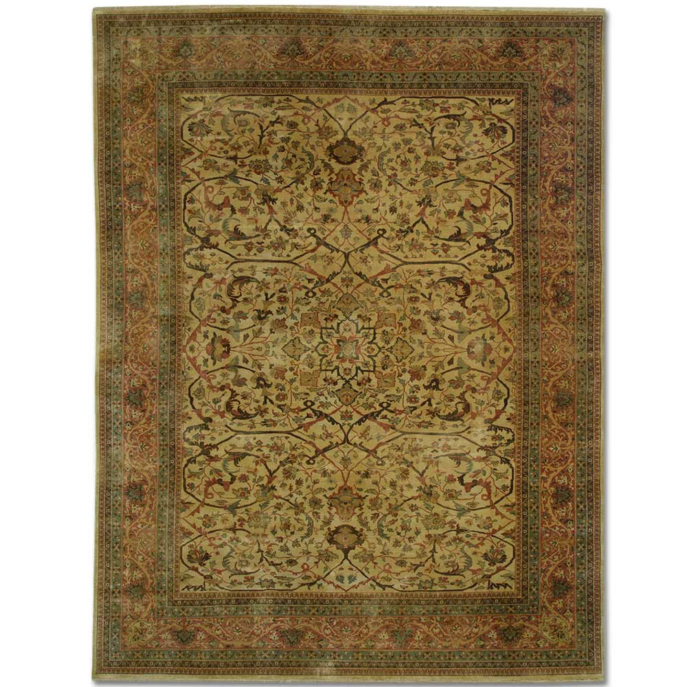 Azal Hand Knotted Woollen Rug – Obeetee Carpets India