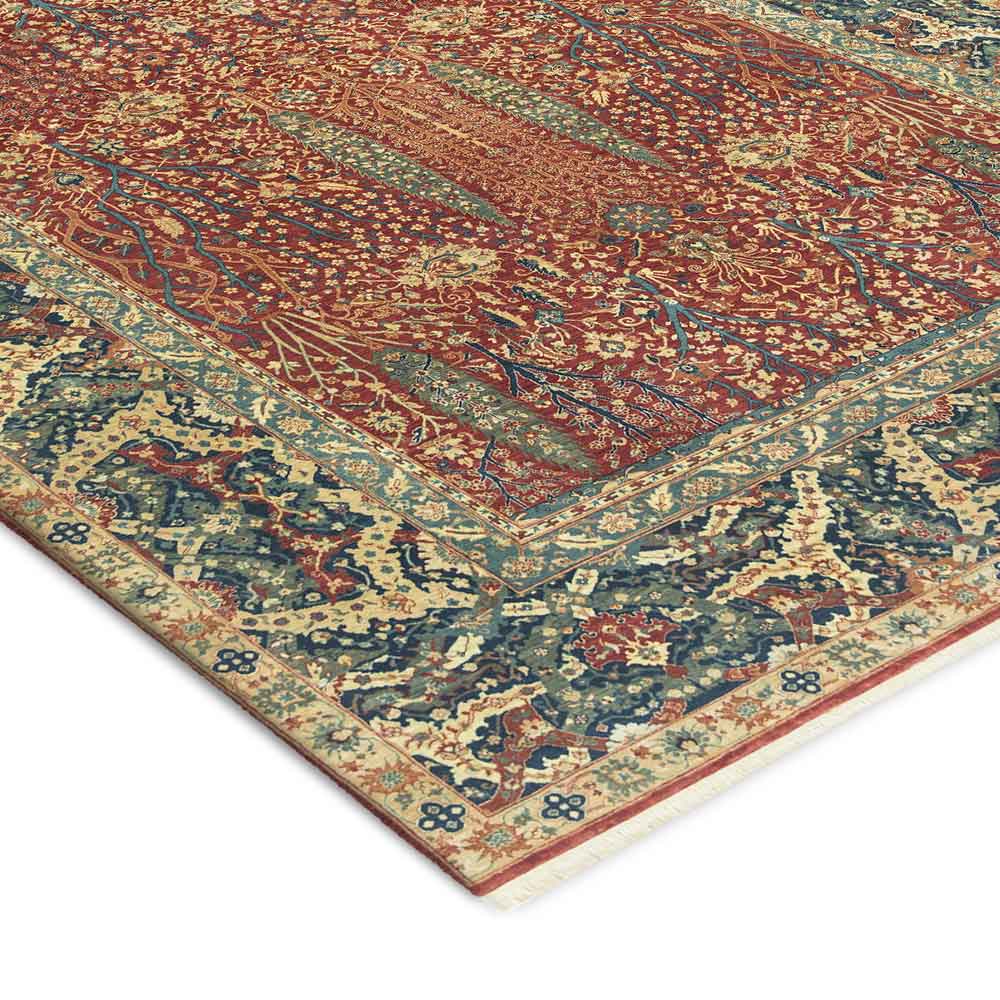 Tree of Life Hand Knotted Woollen Runner – Obeetee Retail Pvt. Ltd.