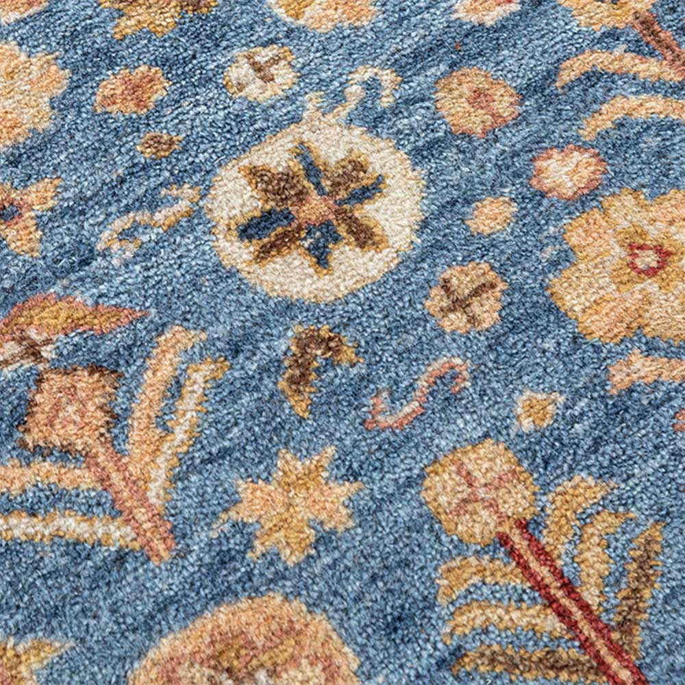 Eluru Hand Knotted Woollen Rug – Obeetee Carpets India